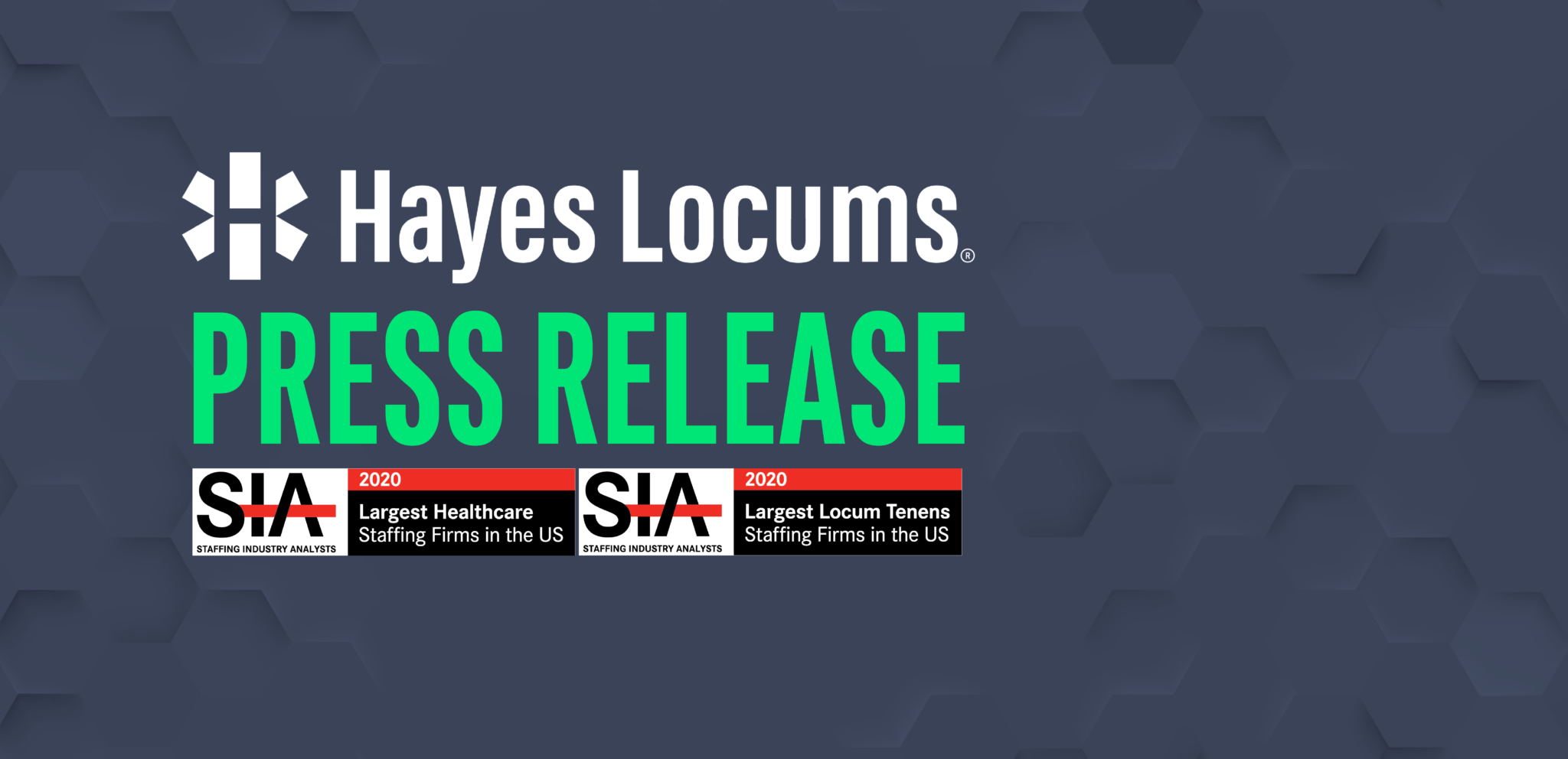 Hayes Locums Awards & Milestones | Hayes Locums Blog