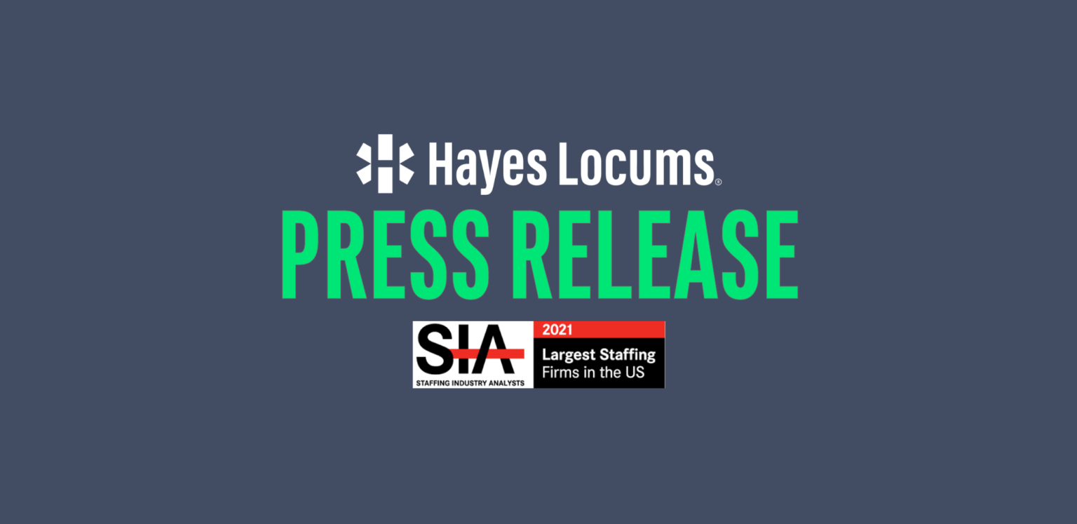 Hayes Locums Ranks on SIA 2021 Top List | Hayes Locums